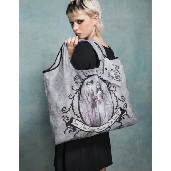 Corpse Bride | Bags | Corpse Bride Reusable Foldable Tote Bag Gothic ...
